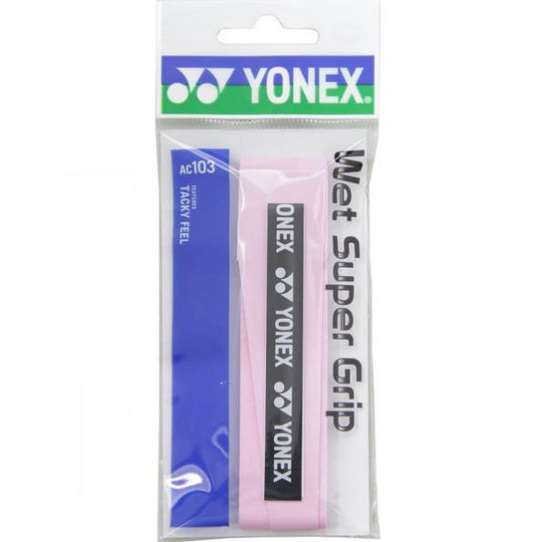 YONEX [ウェット スーパーグリップ] AC103-128 フレンチピンク 1本入 : マナスポヤフー店 - 通販 - Yahoo!ショッピング