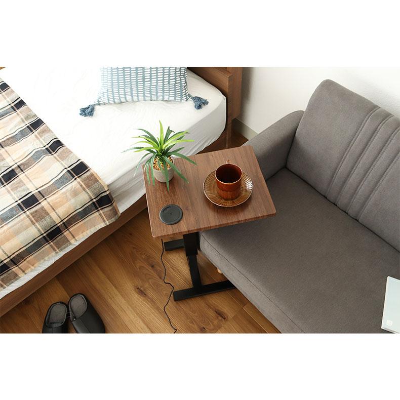 ナイトテーブル サイドテーブル ミニテーブル 昇降式サイドテーブル LC-1243 : マナベネットショップ - 通販 - Yahoo!ショッピング