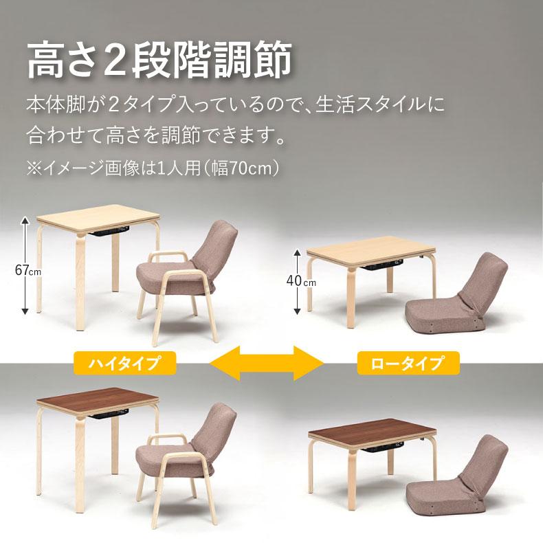 こたつ コタツ 炬燵 テーブル こたつ机 2人用 2人用パーソナルコタツ MDT-02 : マナベネットショップ - 通販 - Yahoo!ショッピング