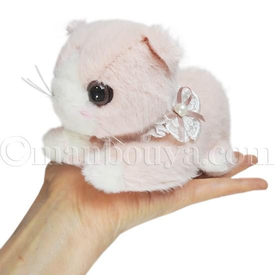 猫 ぬいぐるみ ネコ グッズ たけのこ TAKENOKO JOYFUL MATES ジョイフルメイト シャトン ローズ（ピンク） 16cm ...