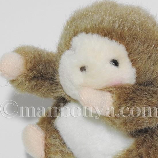 サル ぬいぐるみ キーホルダー たけのこ TAKENOKO JOYFUL MATES ジョイフルメイト ミニミニキッズ ちゃぶ丸 ベージュ ...