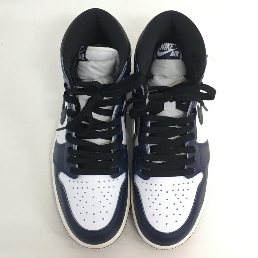NIKE AIR JORDAN 1 RETRO HIGH OG MIDNIGHT NAVY ナイキ エア ジョーダン 1 レトロ ハイ オージー ミッドナイトネイビー【7902-004 ...