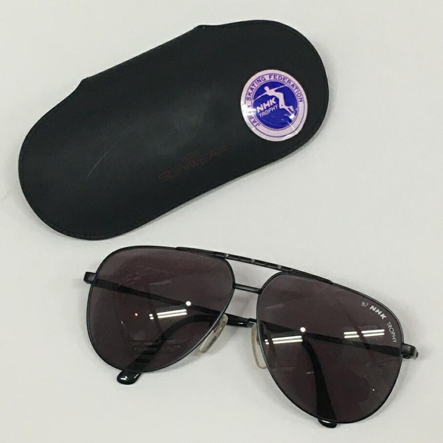 HOYA SUNWEAR 80s 80年代 ヴィンテージ ブラック 大きめサイズ サングラス NHK スケート【8117-004】 : 万代書店ヤフー店 - 通販 - Yahoo!ショッピング