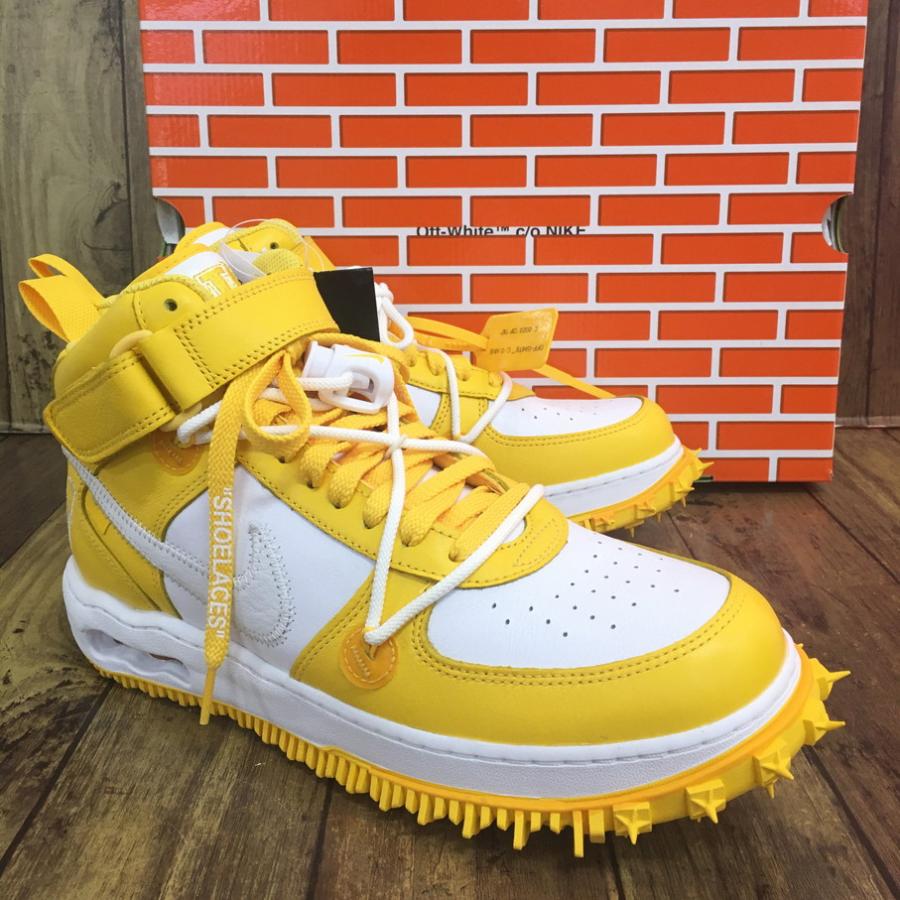 NIKE Off White × AIR FORCE 1 MID SP LTHR オフホワイト ナイキ エア フォース ミッド レザー ...