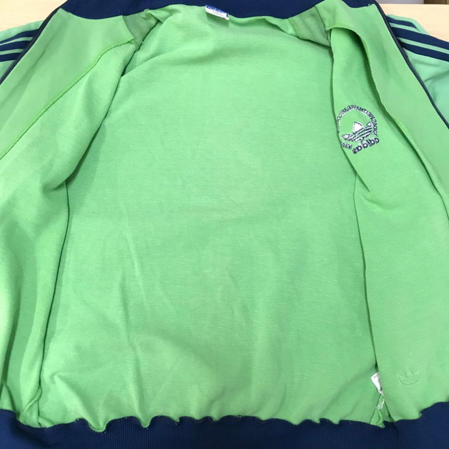 adidas アディダス 80年代 ジャージ トラックジャケット デサント トレフォイルロゴ 刺繍ロゴ グリーン【F0523-004】 : 万代書店ヤフー店 - 通販 - Yahoo!ショッピング