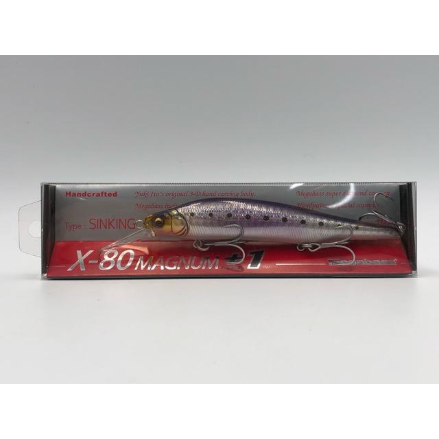 Megabass/メガバス X-80 MAGNUM+1 マグナム+1/カラー:GG IL イワシ【MF0022-008】193 : 万代書店 ...