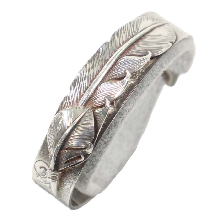 THE FLAT HEAD/フラットヘッド FN-JB-025 FEATHER BANGLE フェザー バングル シルバー 【RM734-008】284 : 万代書店ヤフー店 - 通販 ...