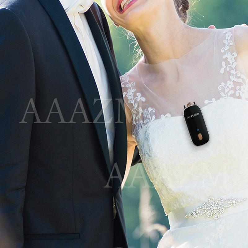 空気清浄機 小型 首掛け USB充電 マイナスイオン発生器 コンパクト 首かけ 脱臭器 携帯型 タバコ ニオイ ウイルス除去率85％ PM2.5除去率96％ 花粉対策 空気浄化 : M&H ...