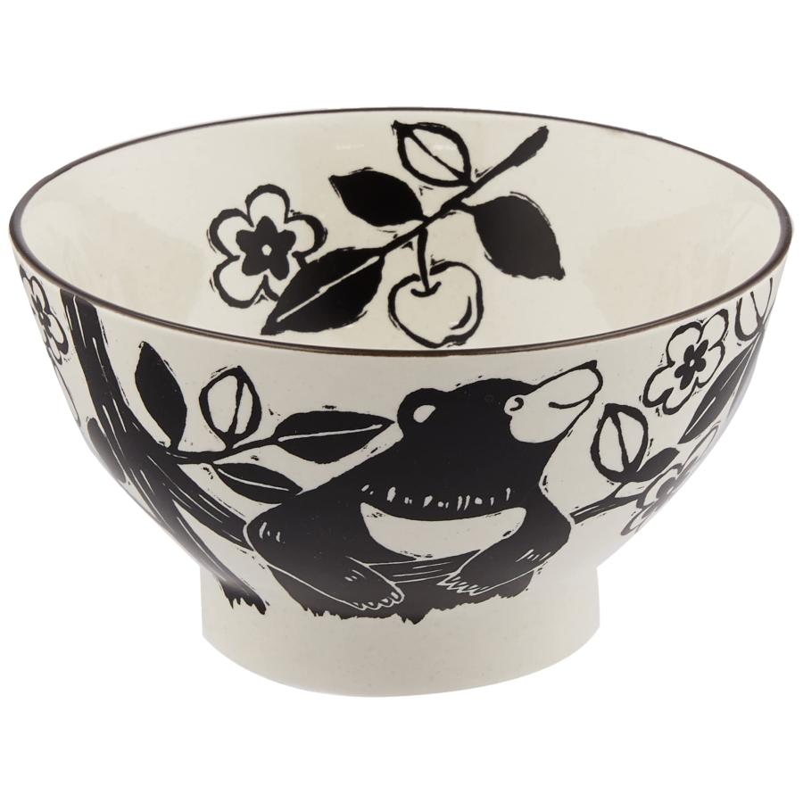 セラミック藍 ぐるめっこ 飯碗 クマ サイズ：約φ12.2 H6.8 15230 : Mandheling - 通販 - Yahoo!ショッピング