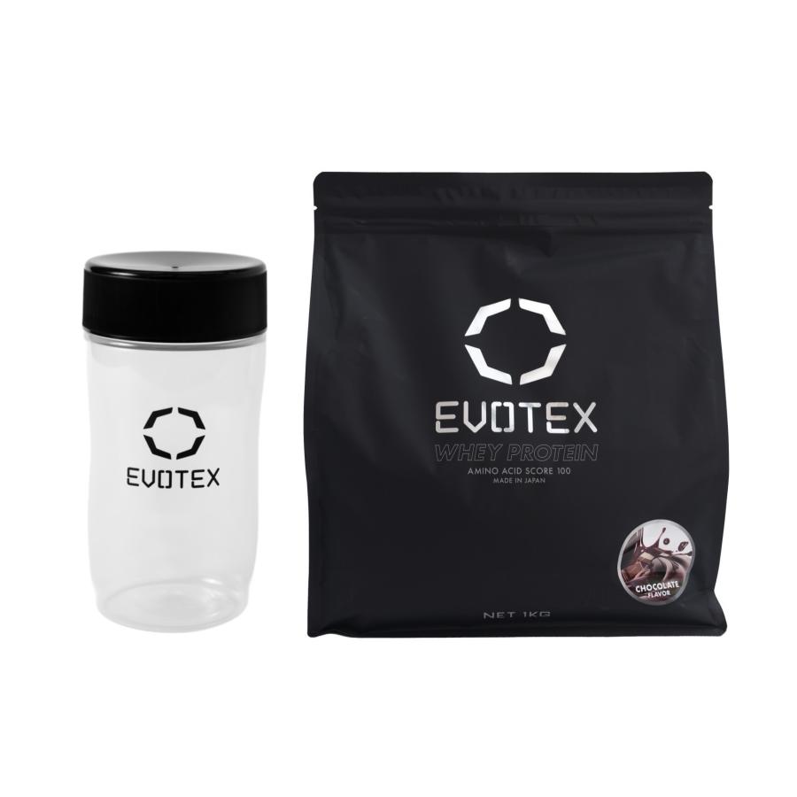 EVOTEX ホエイプロテイン1kg＋シェイカー500mlセット エヴォテックス 筋トレ タンパク質 トレーニング ダイエット アミノ酸 ビタミン 筋肉 マルトデキストリン : エム&アイ ...