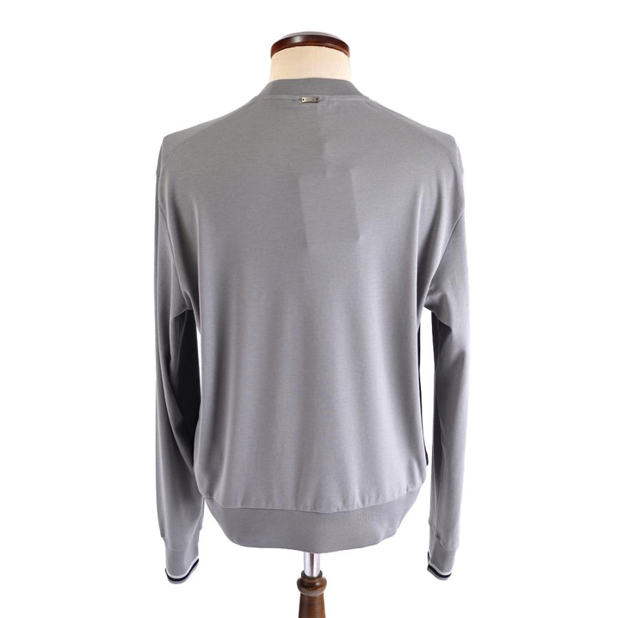 HERNO 【 SALE 】HERNO ヘルノ ・HERNO Resort ロングスリーブ デザインカットソー ・art. JG00040UR ・col. SOLID GREY ソリッドグレー ...