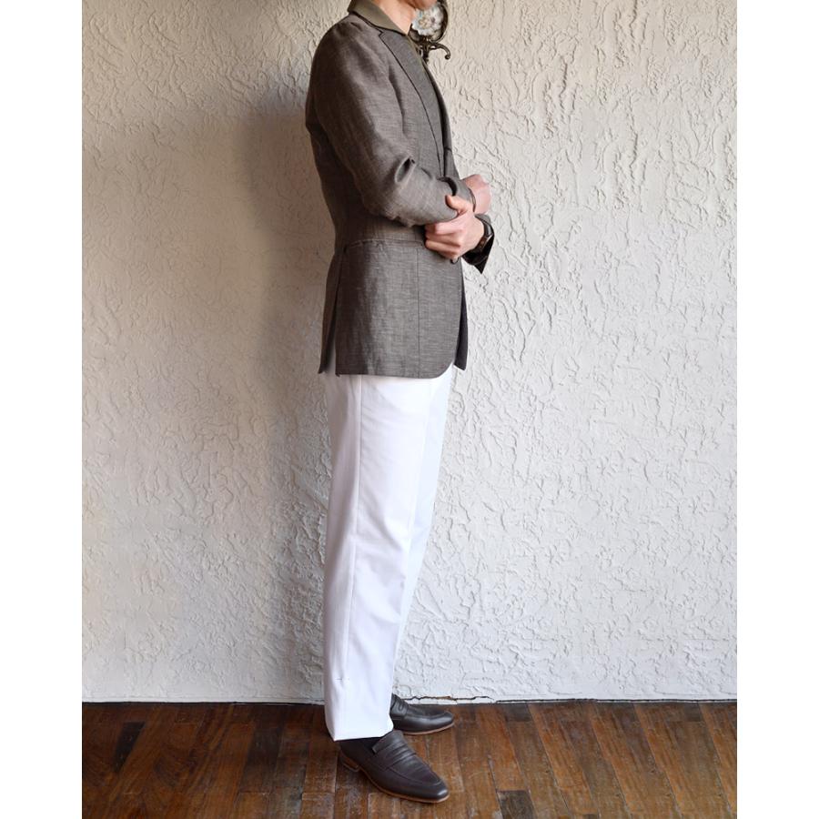 Rota ロータ ・2プリーツ ベルトレス コットンパンツ ・mod. FIRENZE / 2 C ・col. BIANCO ビアンコ ・イタリア製 : M&M-エムアンドエム - 通販 ...