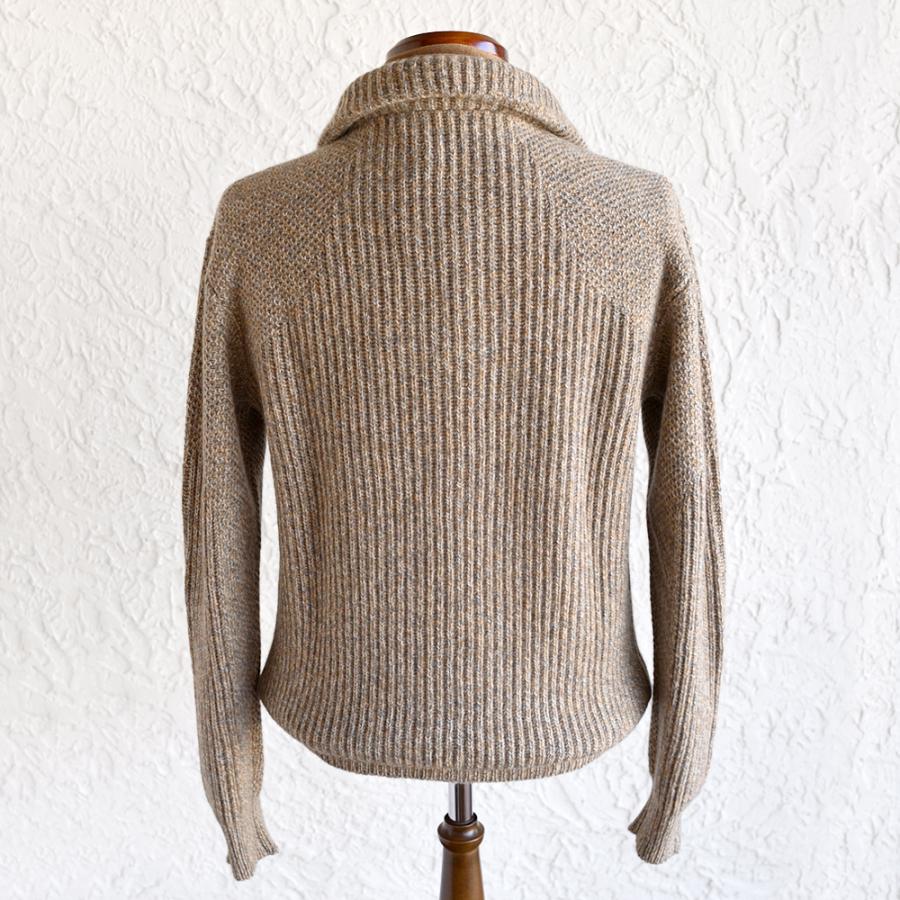 SEASE シーズ ・SCHOONER COARSEHAIR ハーフジップ カシミヤ ローゲージニット ・mod. KT033 ・col ...