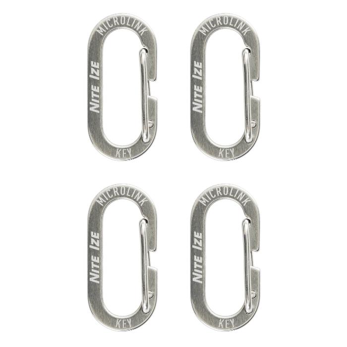 NITEIZE ナイトアイズ マイクロリンク カラビナー MICRO LINK 4個セット 鍵 4本 まとめる カラビナ : niteize-microlink-t2 : マニアック ...
