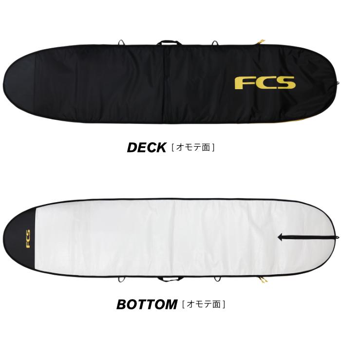 FCS サーフボード ハードケース エフシーエス 10.0 ロングボード用 クラシック CLASSIC Long Board 10’0” BLACK/MANGO ブラック/オレンジ ...