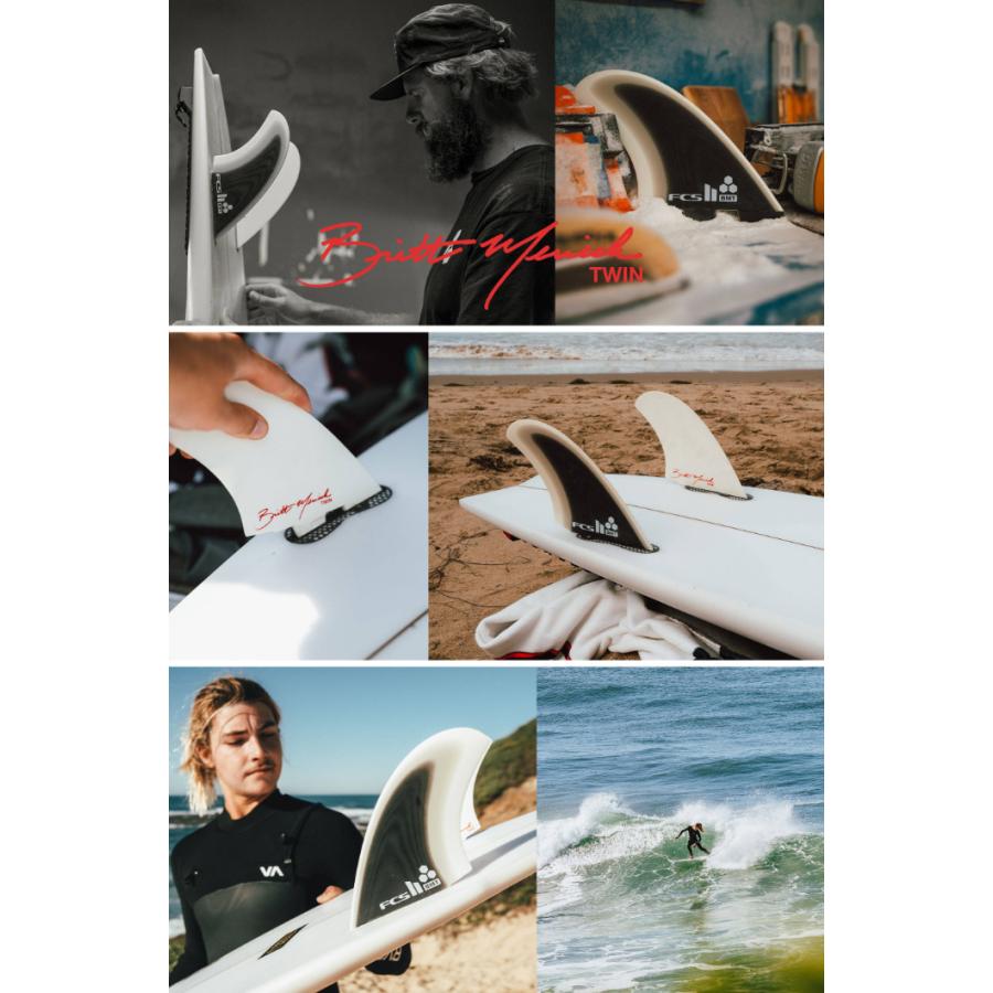 FCS FCS2 FIN エフシーエス2フィン ショートボード用 ツインフィン BMT （BM TWIN） - PG ブリットメリックツイン アルメリック : マニアック Yahoo!店 ...