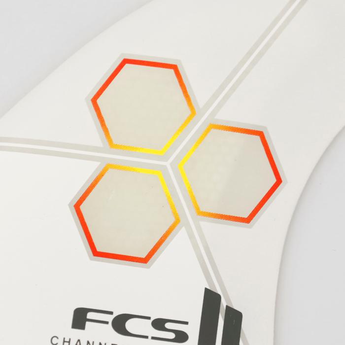 FCS FCS2 FIN フィン トライフィン チャネルアイランズ アップライト CI UPRIGHT (CHANNEL ISLANDS) - PC ホワイト/フレイム パフォーマンスコア ...