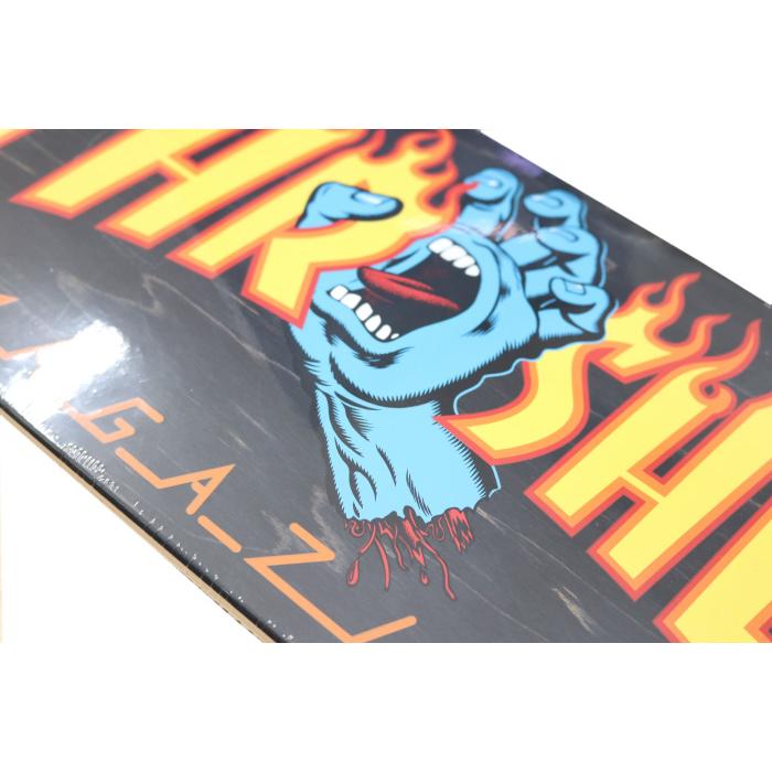 スケボー デッキ 単品 SANTACRUZxTHRASHER SCRMNG FLAME LOGO 7.25 サンタクルーズ x スラッシャー コラボ サンタクルズ SK8 : sk-sc-dk ...