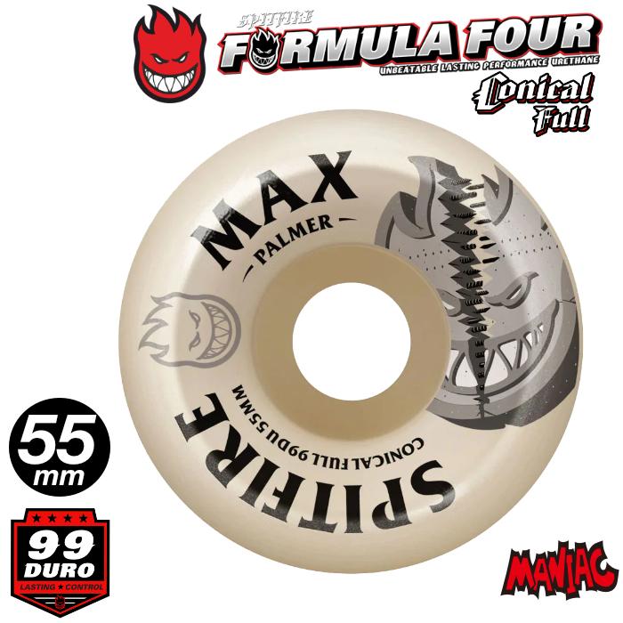 SPITFIRE WHEELS スケートボードウィール スピットファイアー F4 CONICAL FULL SHAPE BURN SQUAD ...
