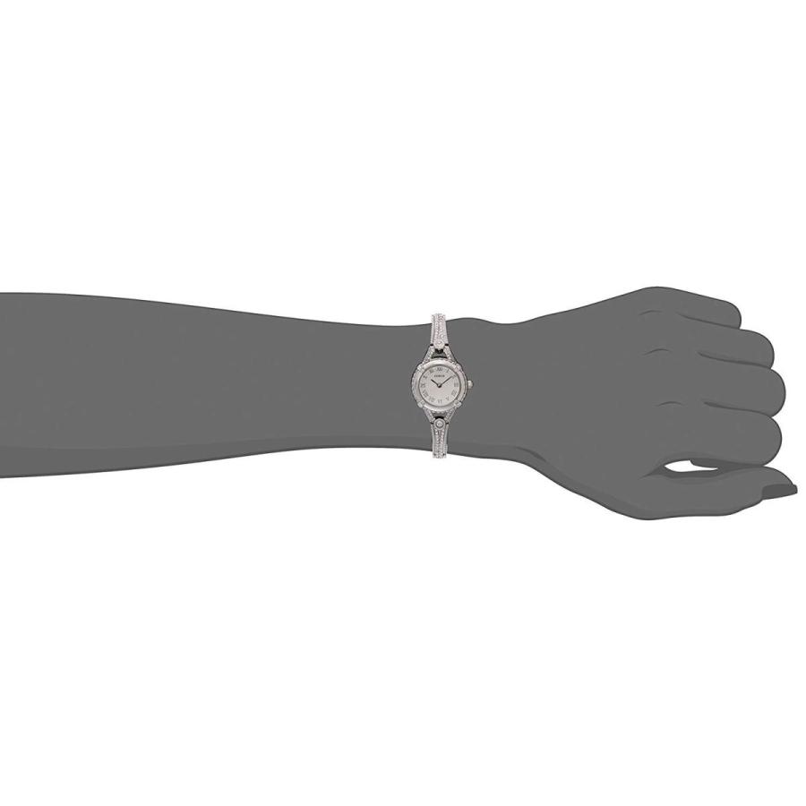GUESS（ゲス） 腕時計 GUESS U0135L1 GUESS Petite Silver-Tone Crystal Bracelet ...