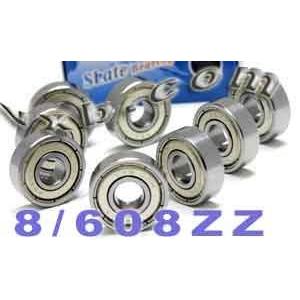 ベアリング スケボー スケートボード sk8zz VXB 608ZZ Set of 8 Skateboard Bearing 608Z Shielded B : マニアックス Yahoo!店 ...