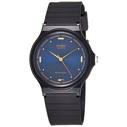 CASIO 腕時計 カシオ メンズ MQ-76-2AUL Casio Men's MQ76-2A Black Resin Quartz Watch with Blue Dial : マニ ...