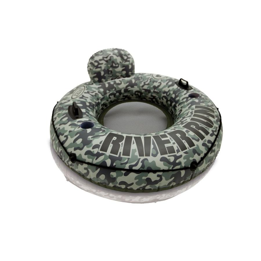 フロート プール 水遊び 2 x 58835EP Intex Camo River Run I Inflatable Floating ...