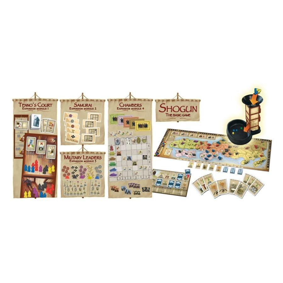 ボードゲーム 英語 アメリカ 20142 Shogun Big Box Board Game (5 Player) : マニアックス ...