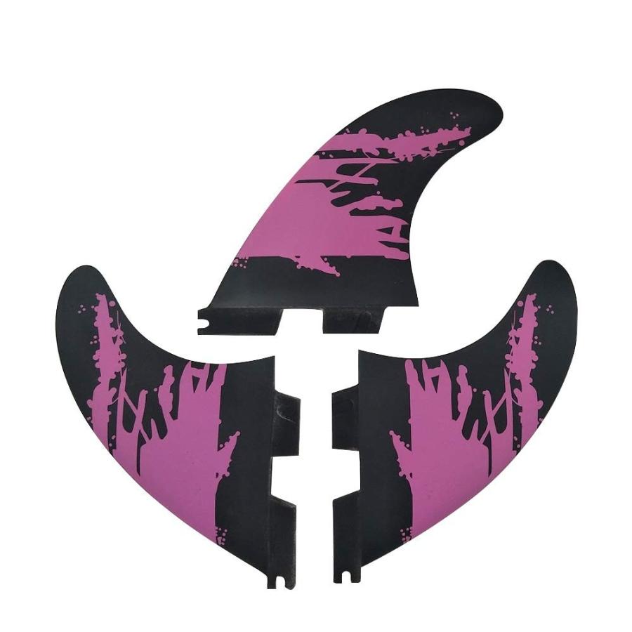 サーフィン フィン マリンスポーツ SR-FIN-FCS2-FG-21 UPSURF Surfboard Tri Fin Double ...