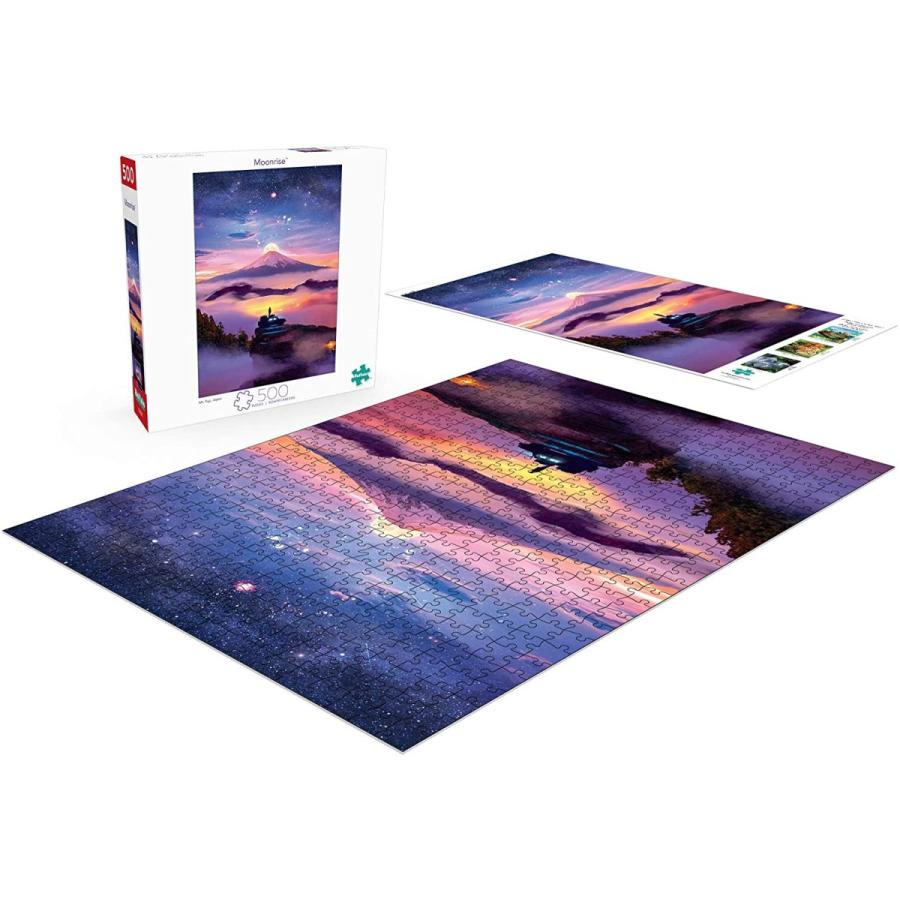 ジグソーパズル 海外製 500ピース ムーンライズ Earthpixシリーズ サイズ約54x38センチ 絵画・アート :pd-01495078 ...