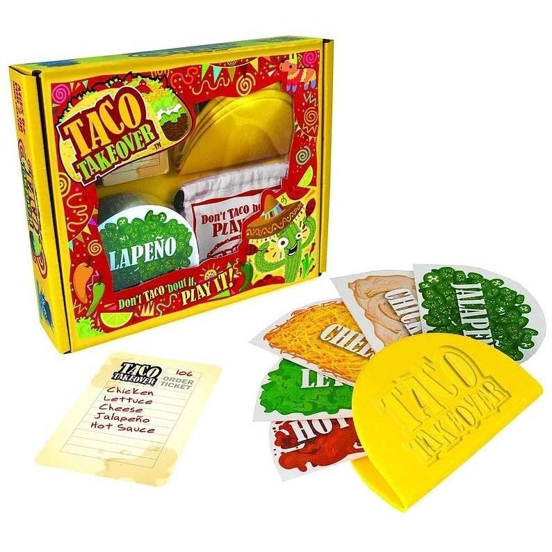 ボードゲーム 英語 アメリカ 01068 University Games Taco Takeover Food Stuffing Party ...