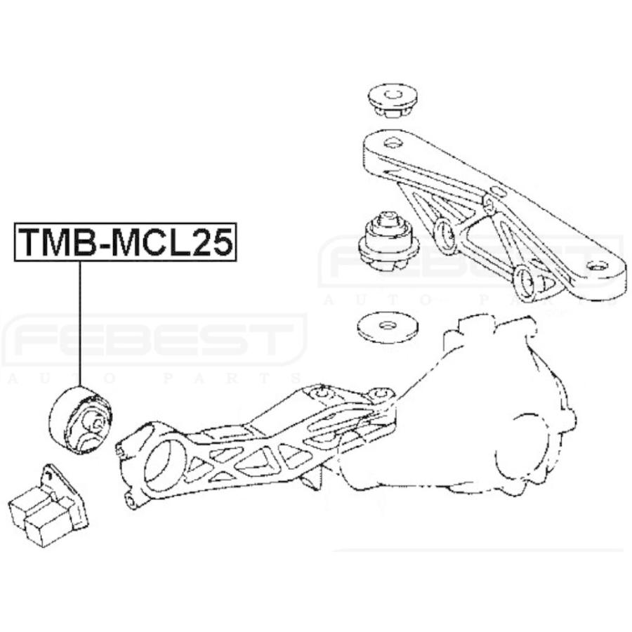 自動車パーツ 海外社外品 修理部品 B-TMB-MCL25-AMZ-52380-45030 5238045030 - Arm Bushing ...