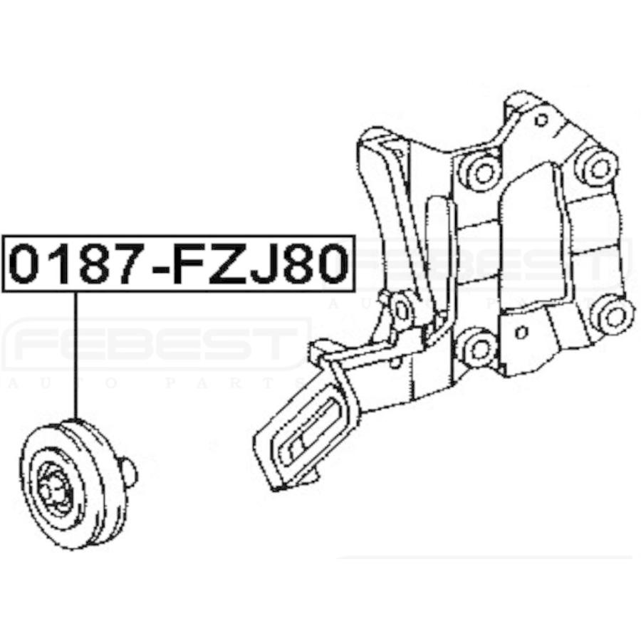 自動車パーツ 海外社外品 修理部品 B-0187-FZJ80-AMZ-88440-60050 8844060050 - Pulley ...