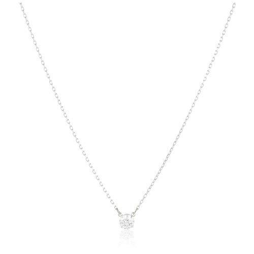 スワロフスキー ネックレス クリスタル 5408442 SWAROVSKI Attract Necklace, Clear Round-Cut ...