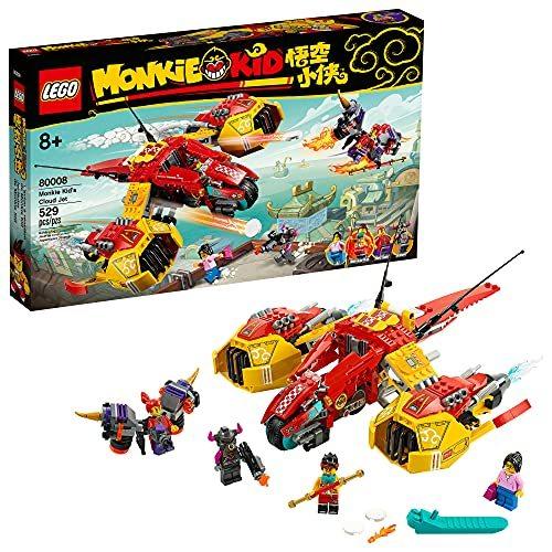 LEGO レゴ 80008 Monkie Kid: Kid’s Cloud Jet Aircraft Toy Building Kit ...