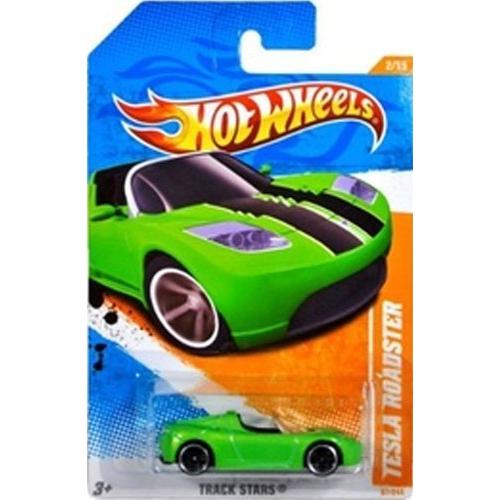 ホットウィール マテル ミニカー Hot Wheels Tesla Roadster 2011 Track Stars Series ...