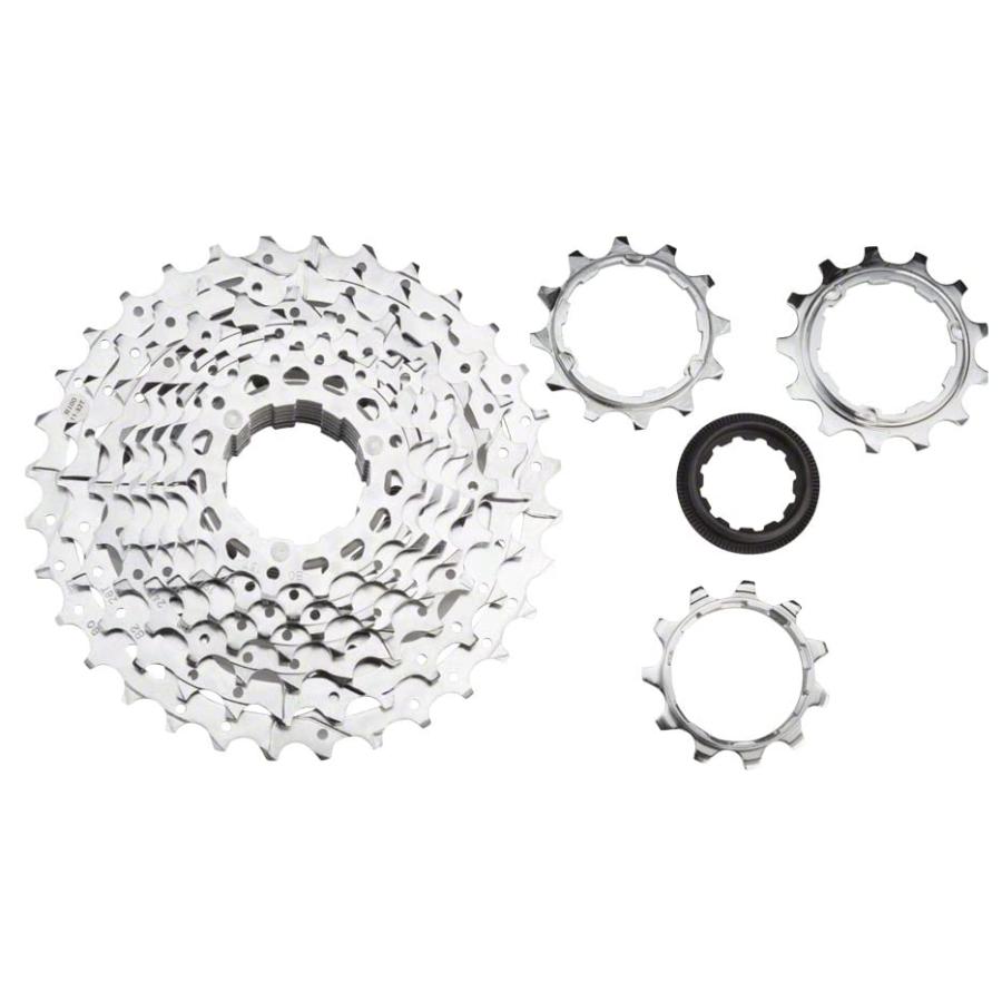 スプロケット フリーホイール ギア CS-H100 11-34 microSHIFT H10 Cassette - 10 Speed, 11-34t, Chro : マニアックス Yahoo ...