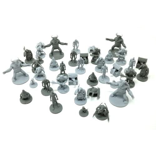 ボードゲーム 英語 アメリカ Path Gaming 40 Miniature Monsters Fantasy Tabletop RPG ...