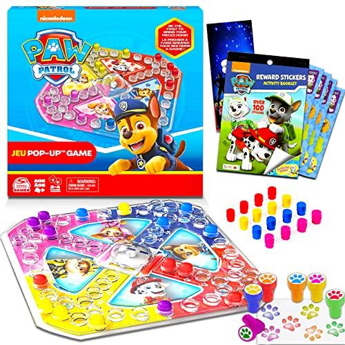ボードゲーム 英語 アメリカ Paw Patrol board game Nick Jr Pop Up Game - 4 Pack ...