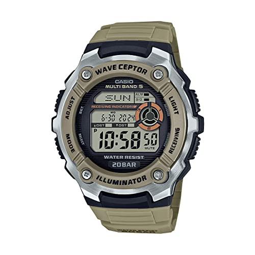 CASIO 腕時計 カシオ メンズ WV-200R-5ACF Casio Wave Ceptor Illuminator Atomic Timekeeping Stopwatch Men's ...