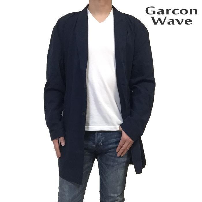 garsonwave Garson Wave ギャルソンウェーブ 新品 チェスターコート コーディガン ネイビー ライトアウター コート トレンドアイテム 春秋アウター : Vespucci ...