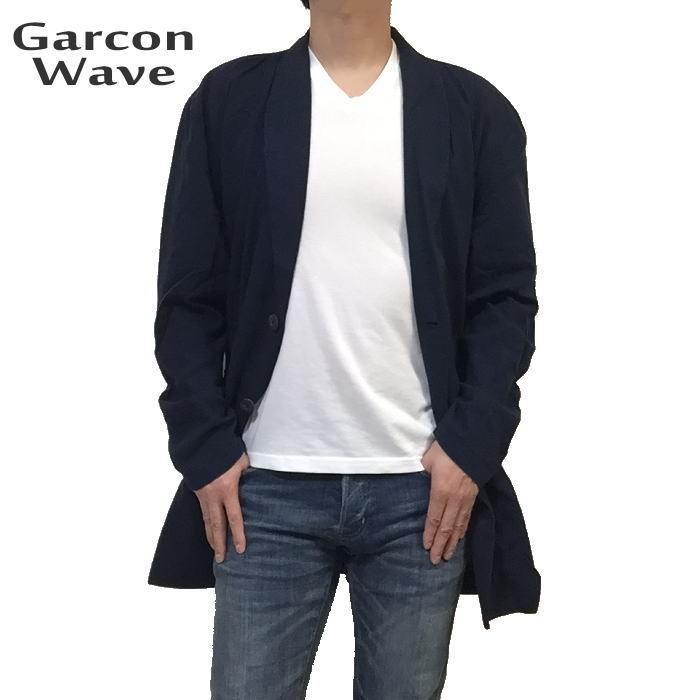 garsonwave Garson Wave ギャルソンウェーブ 新品 チェスターコート コーディガン ネイビー ライトアウター コート トレンドアイテム 春秋アウター : Vespucci ...