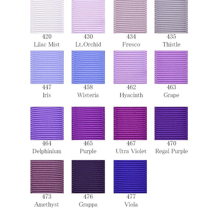 16mm グログランリボン 6m 青・紫系 : まんま母さんのりぼん - 通販 - Yahoo!ショッピング