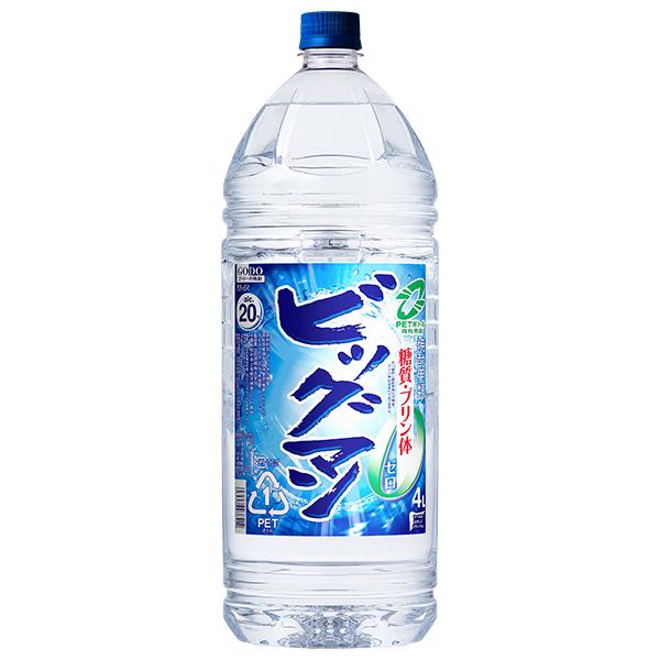 合同酒精 ビッグマン 20度 ペットボトル 4L 4000ml 1梱包4本まで 包装不可 : 03oen0041 : FELICITY 地酒 - 通販 - Yahoo!ショッピング