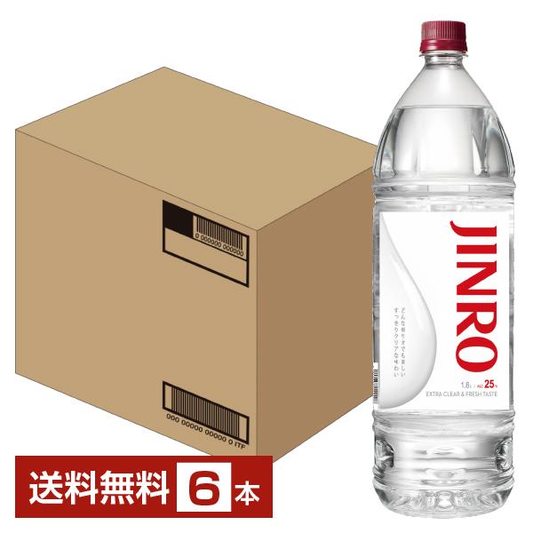 JINRO 眞露 （ジンロ） 25度 1.8L（1800ml） ペットボトル 6本 1ケース 甲類焼酎 : FELICITY 地酒 - 通販 - Yahoo!ショッピング