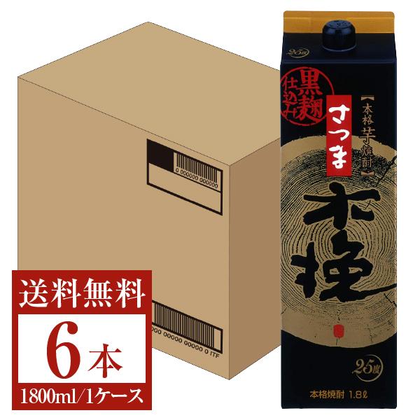 さつま木挽 雲海酒造 本格芋焼酎 黒麹仕込み 25度 紙パック 1800ml 1.8L×6本 1ケース 芋焼酎 宮崎 : FELICITY 地酒 - 通販 - Yahoo!ショッピング
