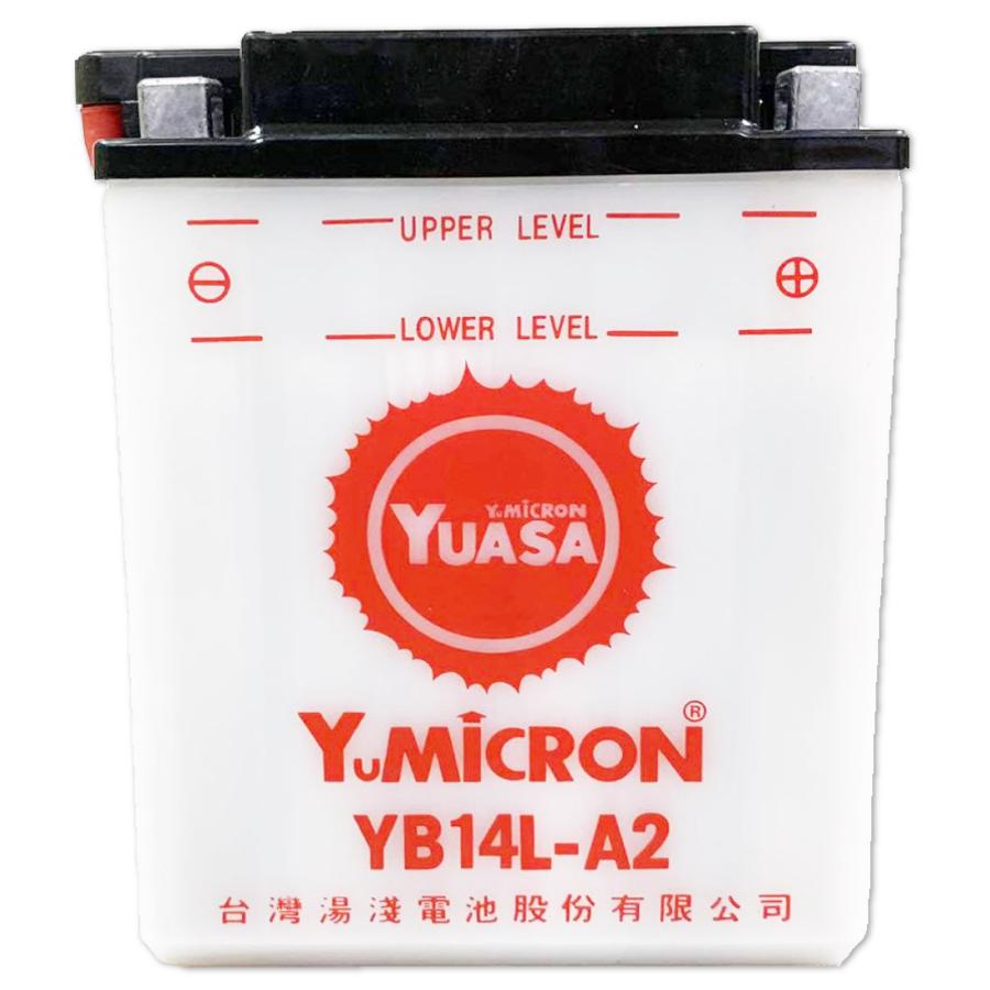 TAIWAN YUASA バイク バッテリー YB14L-A2 台湾ユアサ 液入り充電済 ( SB14L-A2 SYB14L-A2 GM14Z-3A M9-14Z FB14L-A2) 台湾 ...