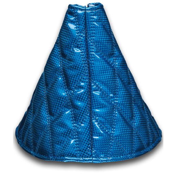 ジェットイノウエ モコモコシフトブーツカバー ダブルステッチ カーボンブルー 508105 トラック用品 内装用品 JET INOUE ...