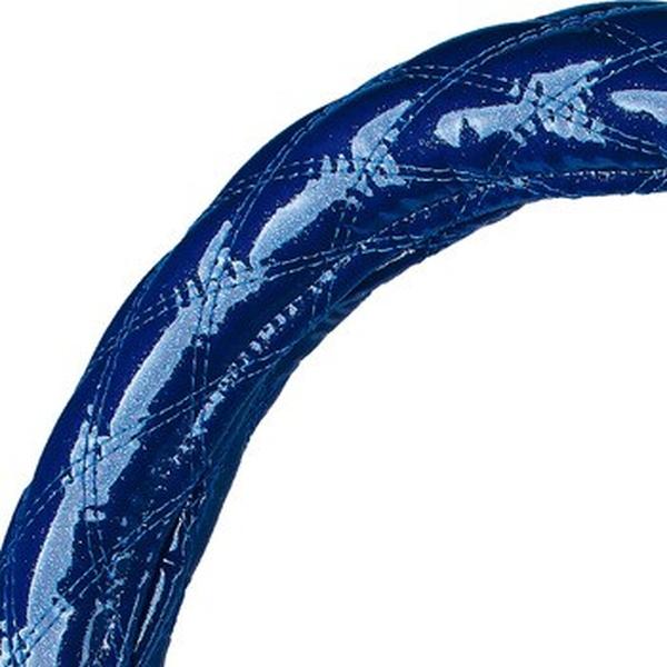 ジェットイノウエ モコモコハンドルカバー ダブルステッチ ギャラクシーブルー 太巻きAタイプ 2HS-B/45cm 587594 トラック用品 内装用品 JET IN : まんてんツール ...
