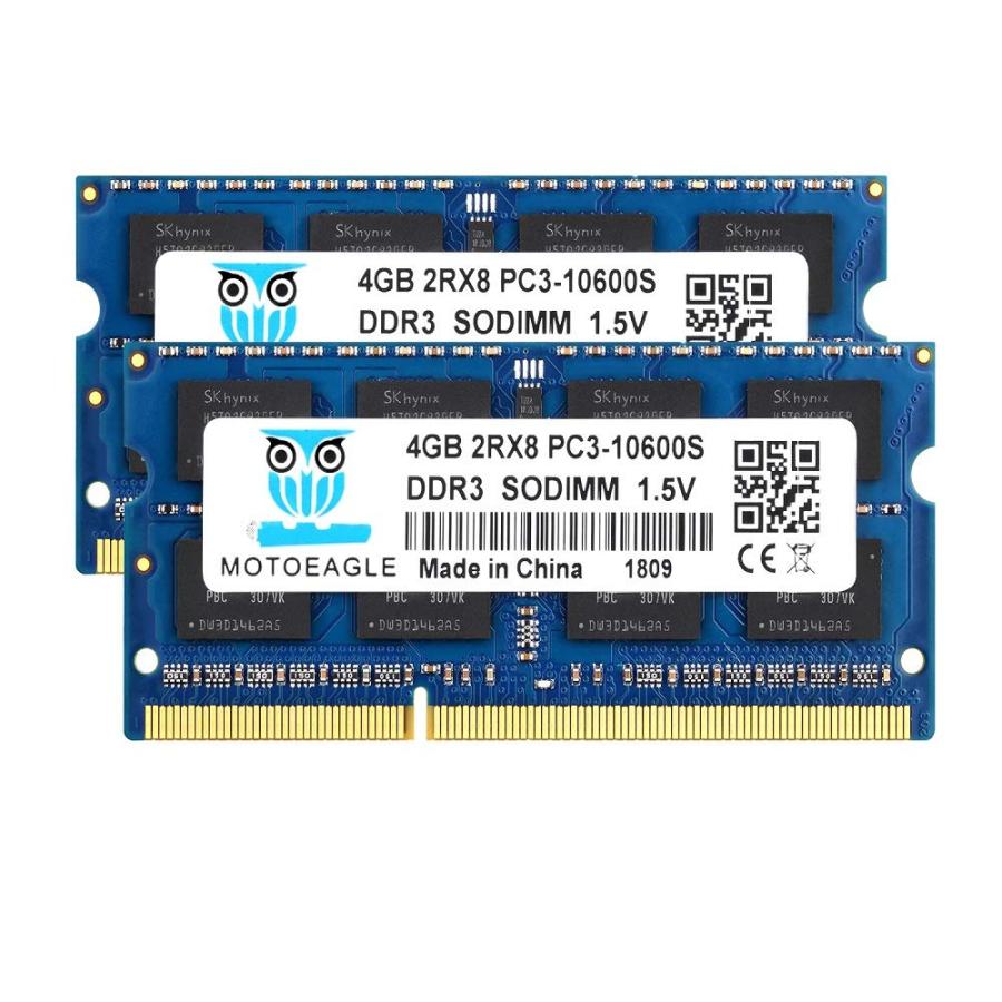 DDR3 1333MHz PC3-10600 1.5V 4GB×2枚 204Pin CL9 Non-ECC SO-DIMM Mac 対応 ノ : 満天堂 - 通販 - Yahoo!ショッピング